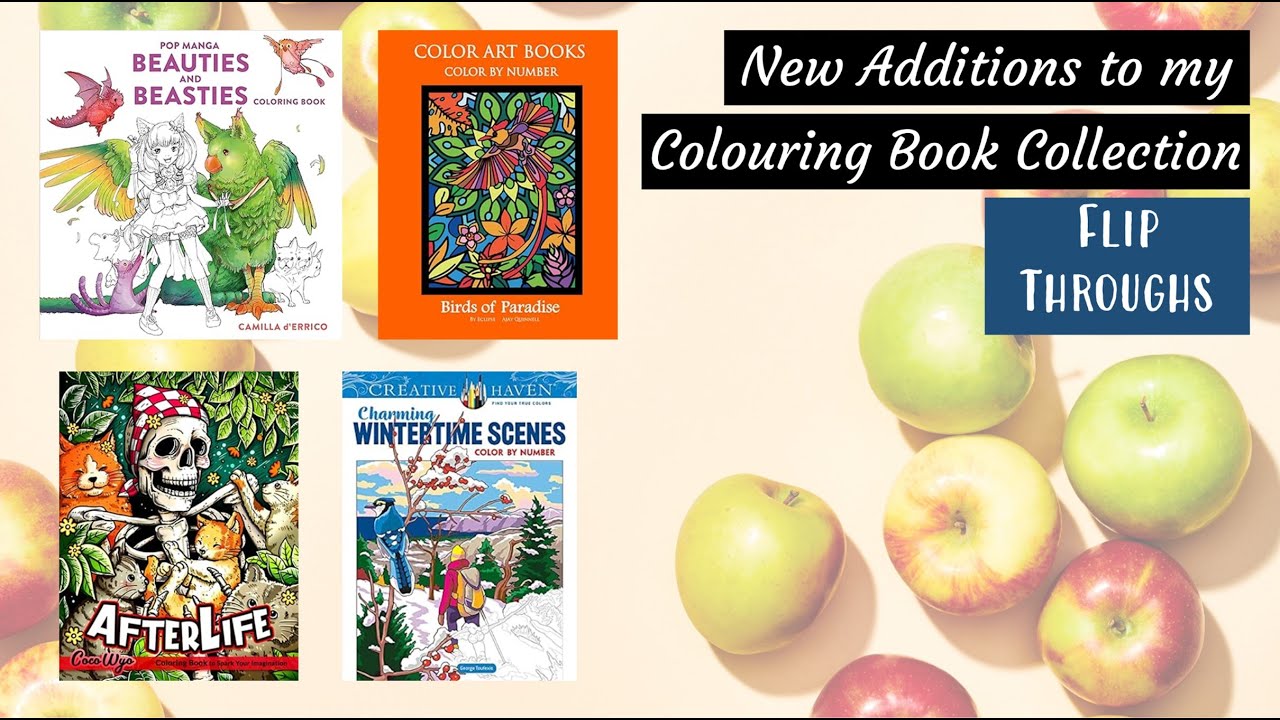 New Additions to my Colouring Book Collection - YouTube
