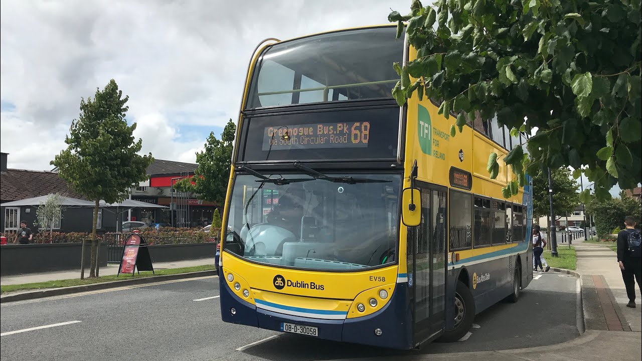 Dublin Bus | Route 68 to Greenouge | Enviro 400 Volvo B9TL | EV58 - YouTube
