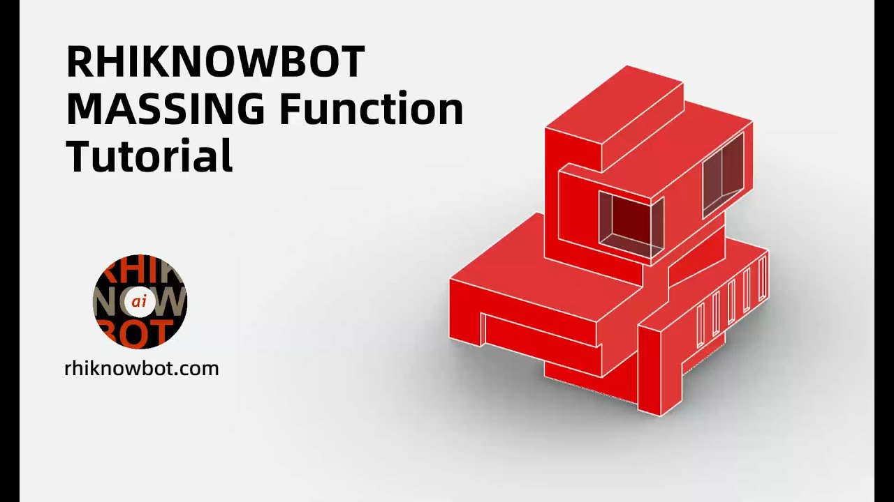 RHIKNOWBOT Massing Function (Tutorial) - YouTube