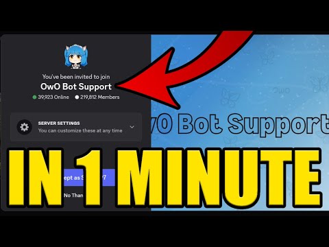 HOW to JOIN OWO BOT DISCORD SERVER PC & MOBILE - YouTube