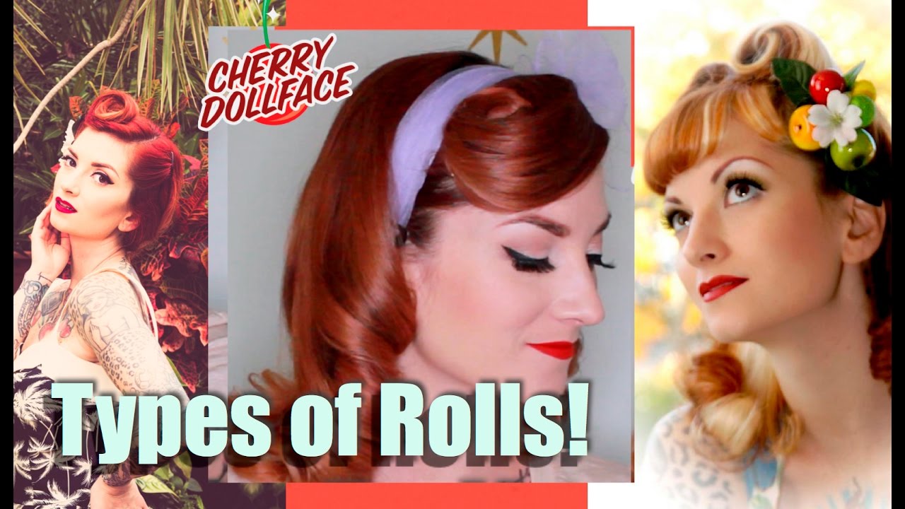 Vintage Hair: Which Roll is Which?! by CHERRY DOLLFACE - YouTube