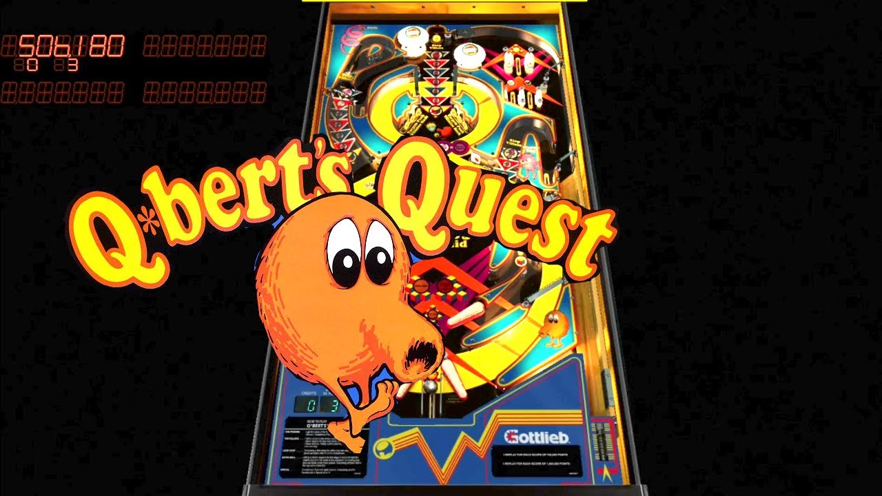 Q*Bert's Quest on Visual Pinball X ! | Gottlieb (1983) - YouTube