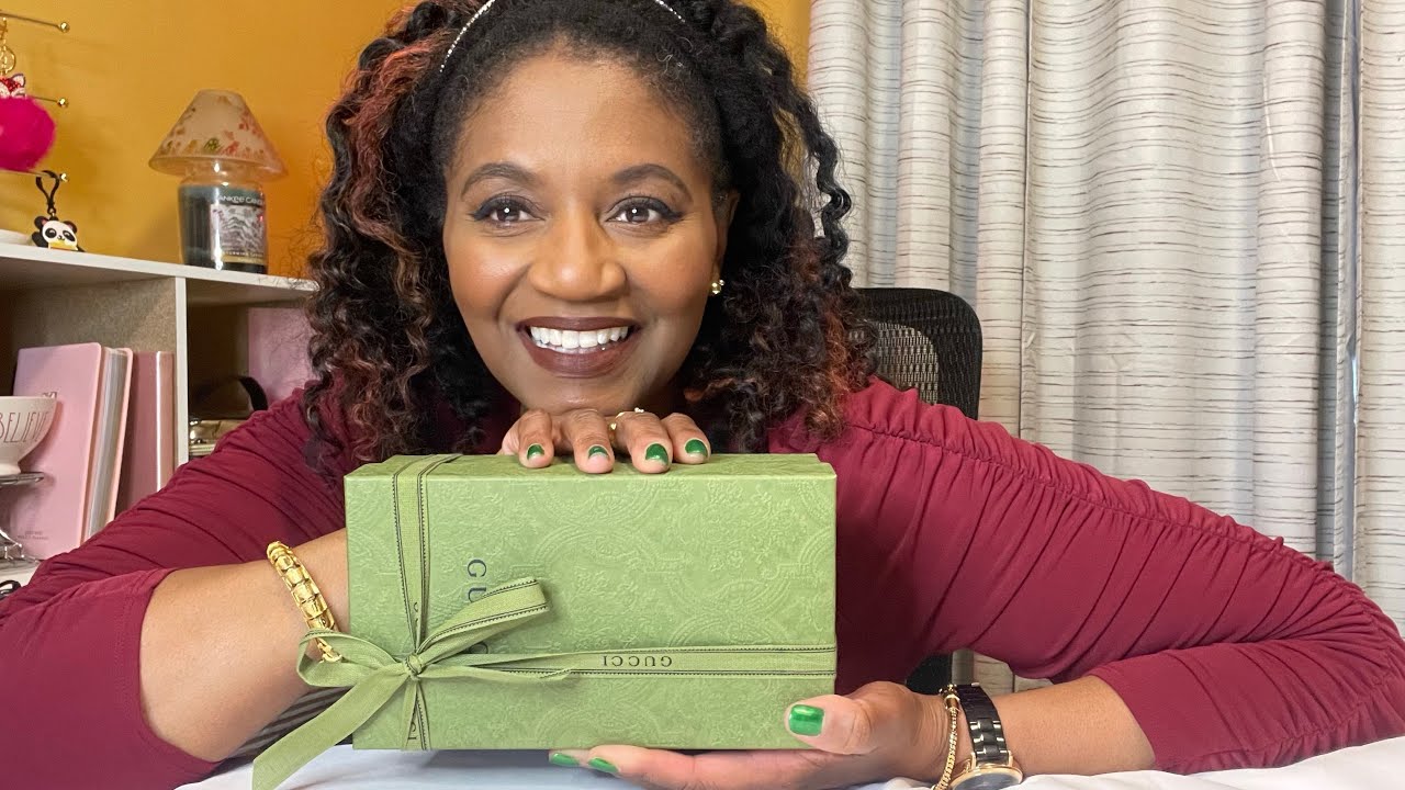 My first Gucci | unbox with me - YouTube