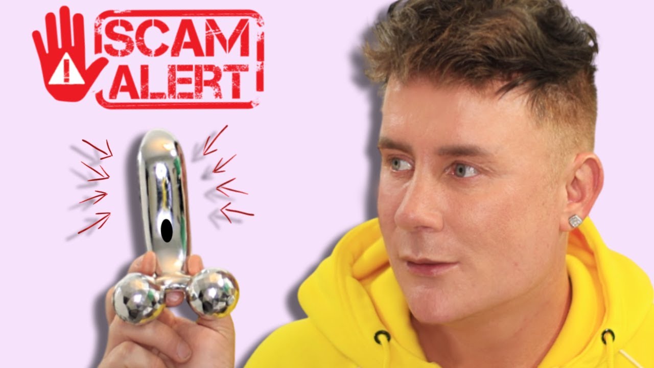 WHAT A SCAM! Solar Powered Facial Microcurrent Roller - YouTube