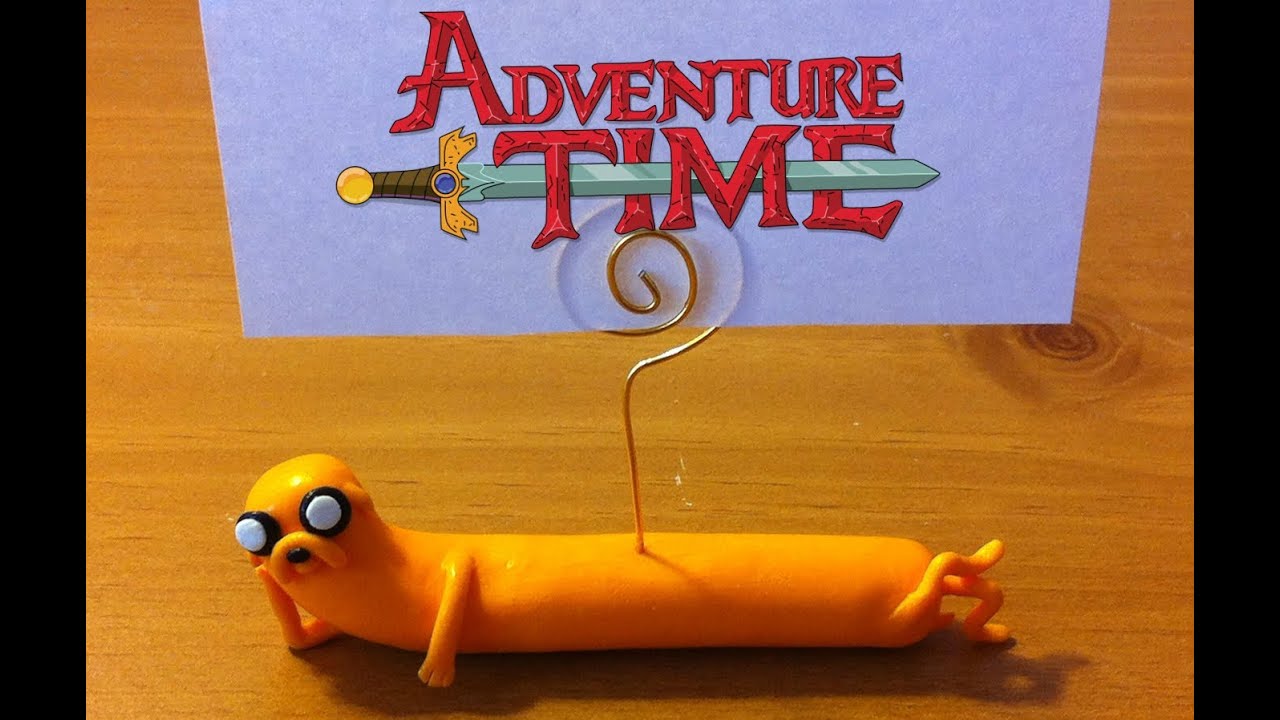 Adventure Time Jake Photo Holder: Polymer Clay Tutorial - YouTube