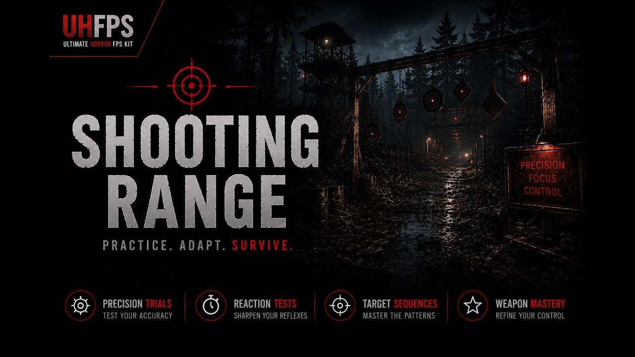 Shooting Range for Ultimate Horror FPS Kit | Demo (URP) | Unity Asset ...
