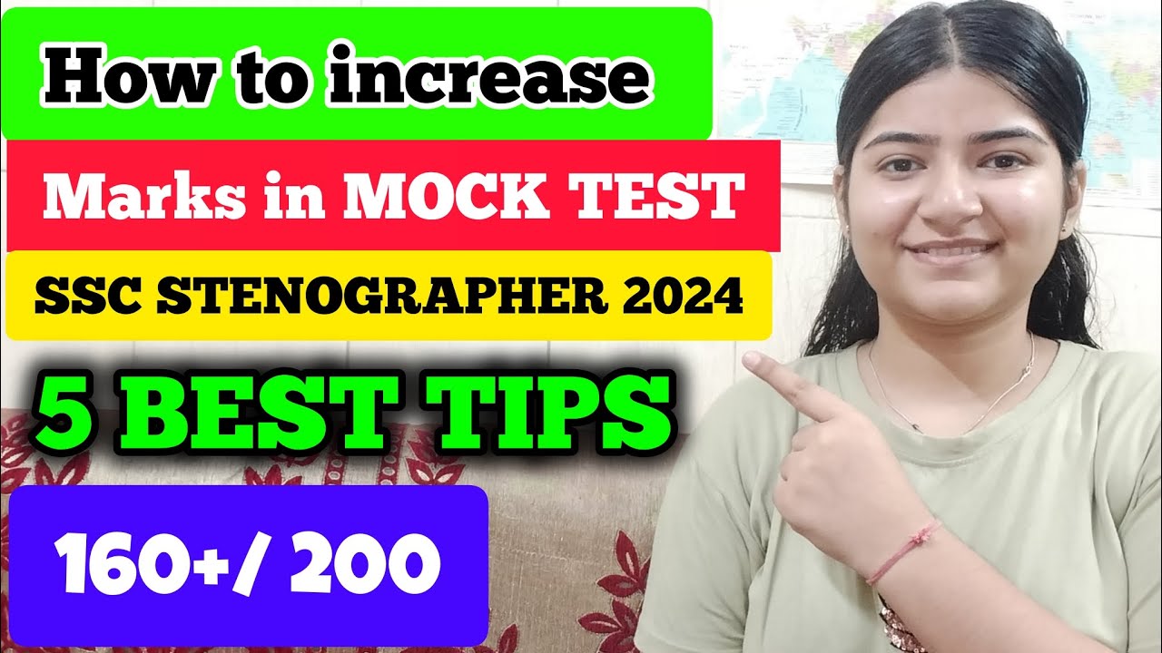 How to increase marks (160+/200) in SSC stenographer Mock test🔥#ssc # ...