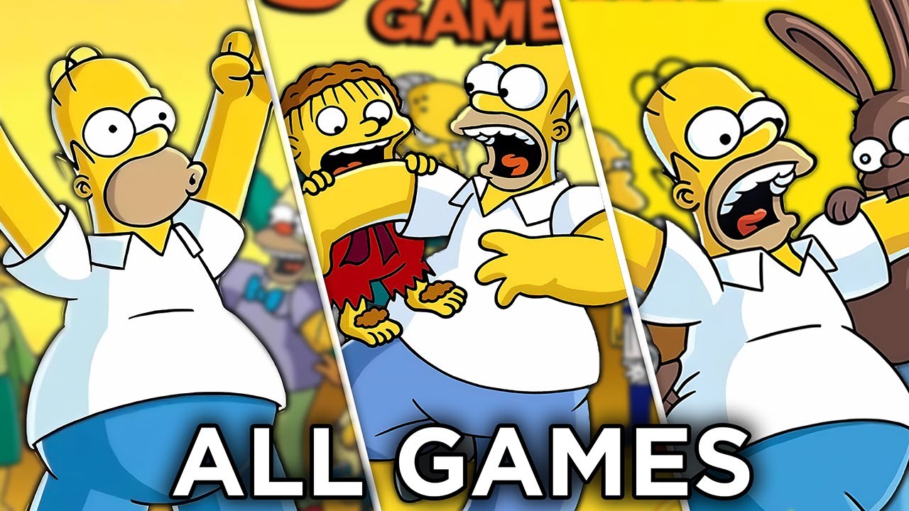 All Versions of The Simpsons Game (PS3, PS2, DS) | FULL GAMES ...