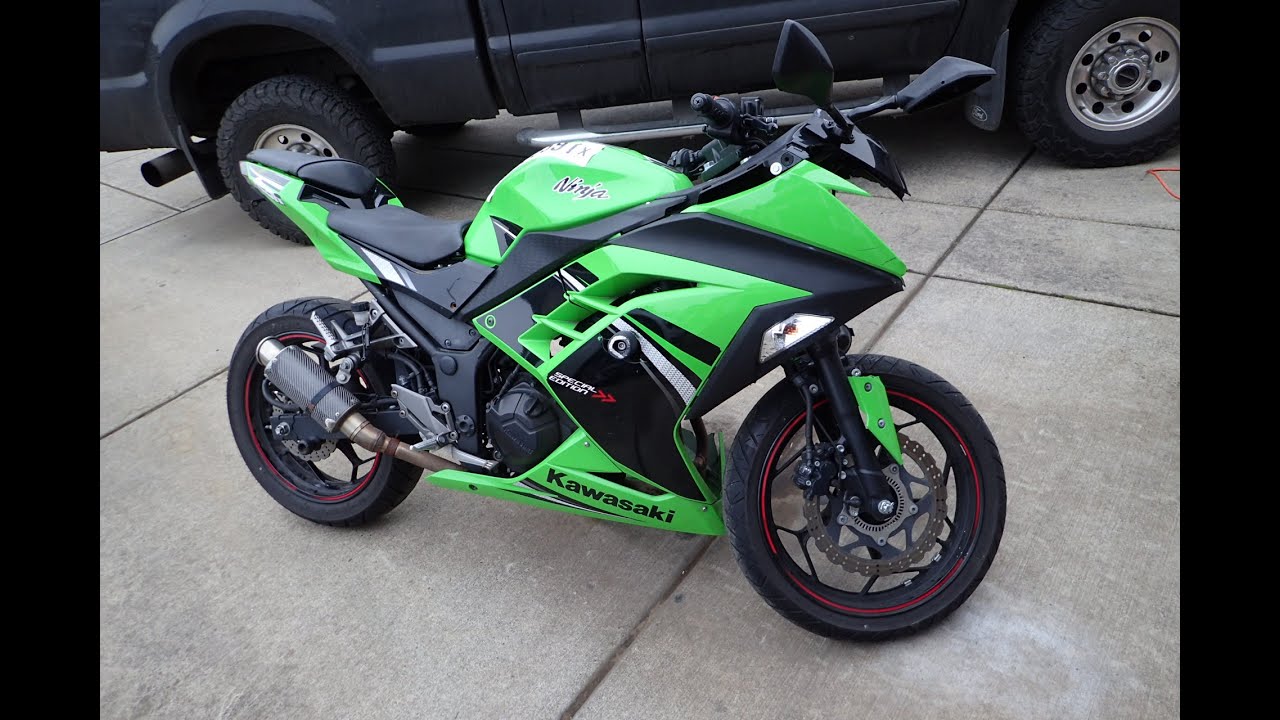 2013 Kawasaki ninja EX300 walk around - YouTube
