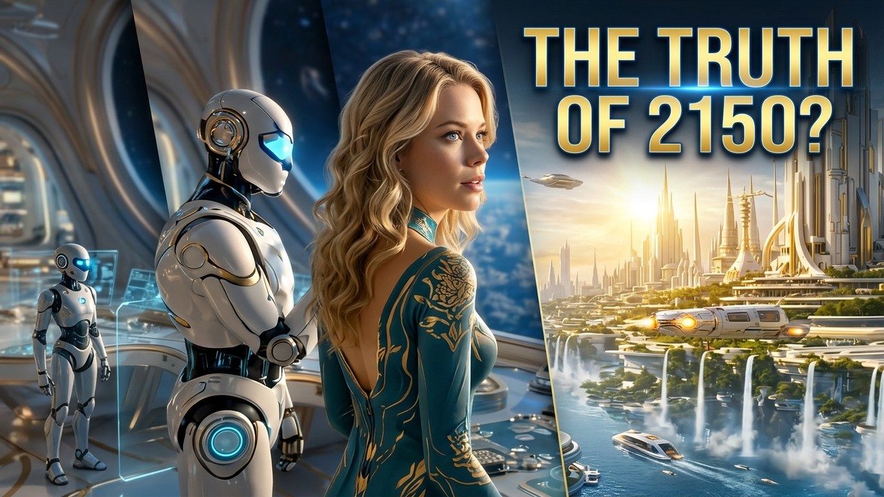 UTOPIAN 2150 | Cinematic Journey Through Tomorrow's Golden Architecture ...