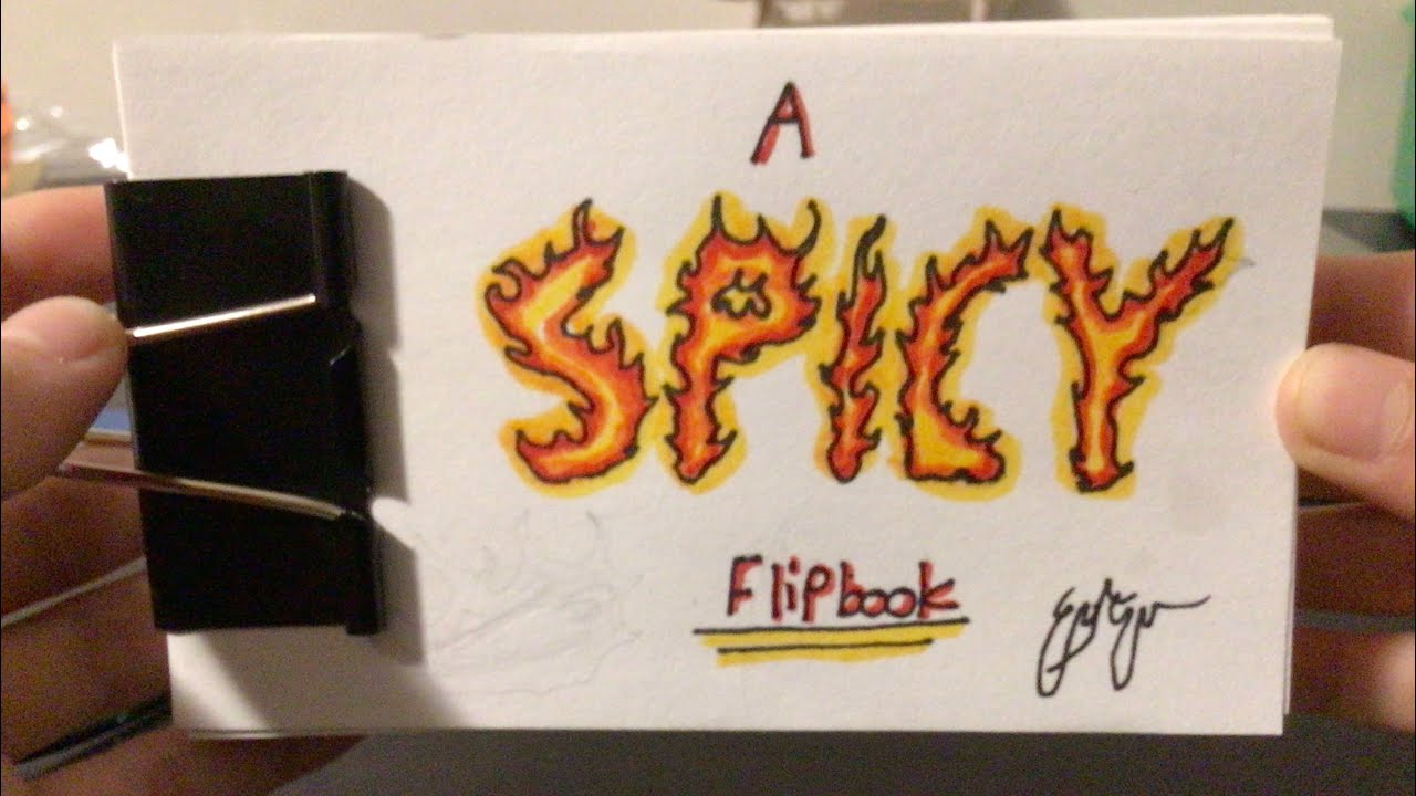 A spicy flipbook (partly inspired by Andymation) - YouTube