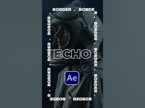 Add Border Text With This Simple Trick in After Effects - YouTube