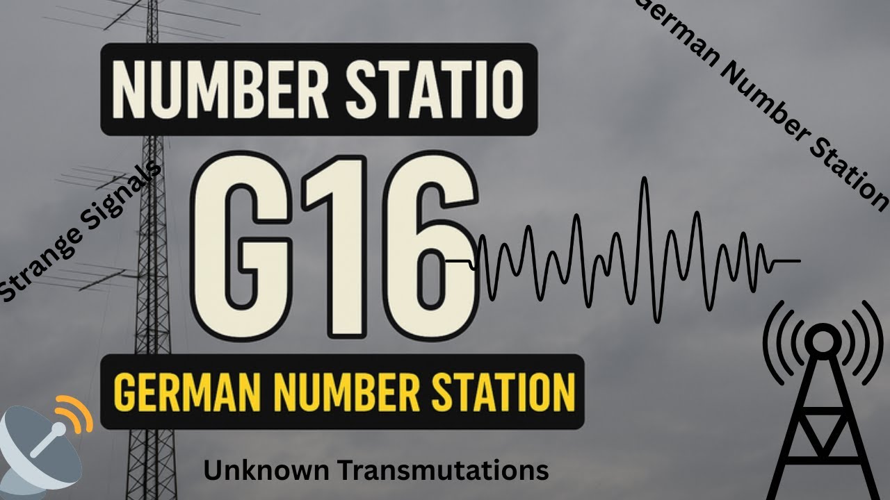 The Mysterious German Number Station G16? - YouTube