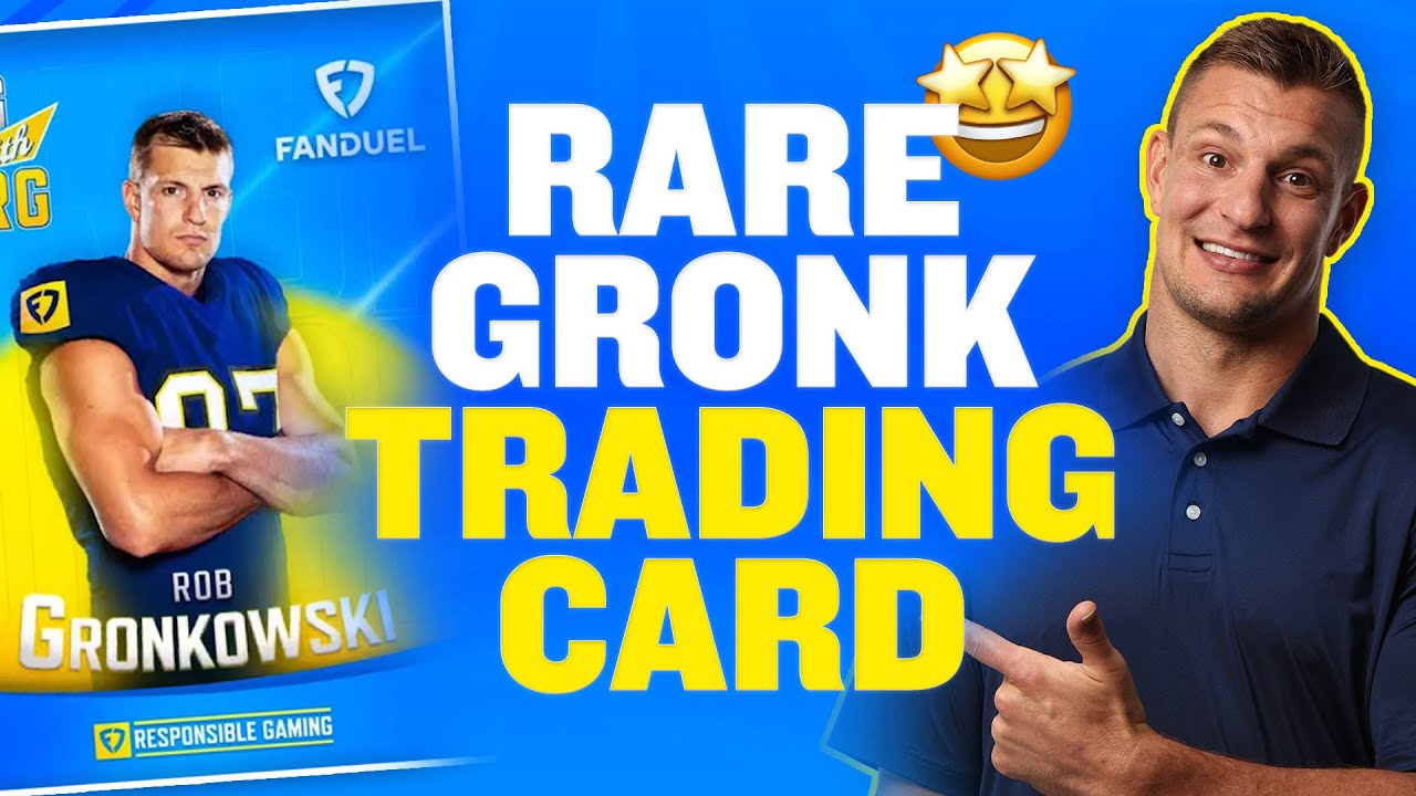Rob Gronkowski RARE Trading Card for Responsible Gaming - YouTube