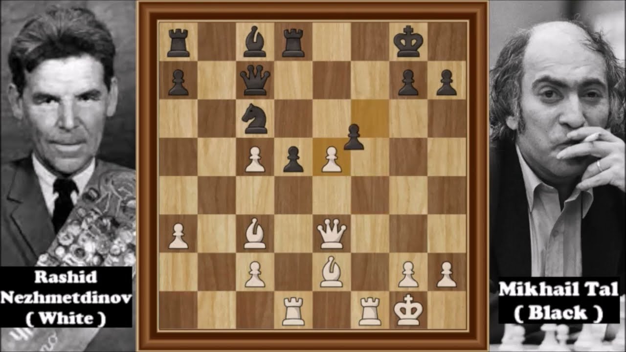 MIkhail Tal Vs Rashid Nezhmetdinov - 1957 - YouTube