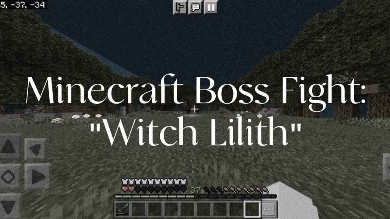 Minecraft Boss Fight:Witch Lilith - YouTube
