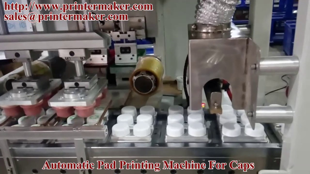 Automatic Pad Printing Machine - YouTube