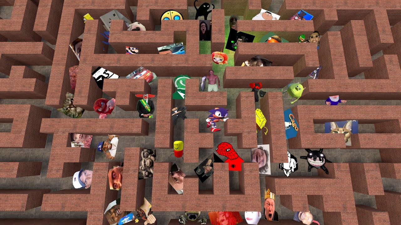 Nico's Nextbots in Maze Gmod !!! - YouTube