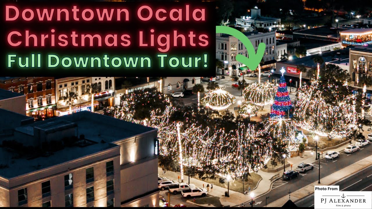 Downtown Ocala Christmas Lights| Christmas lights| Living in Ocala FL ...