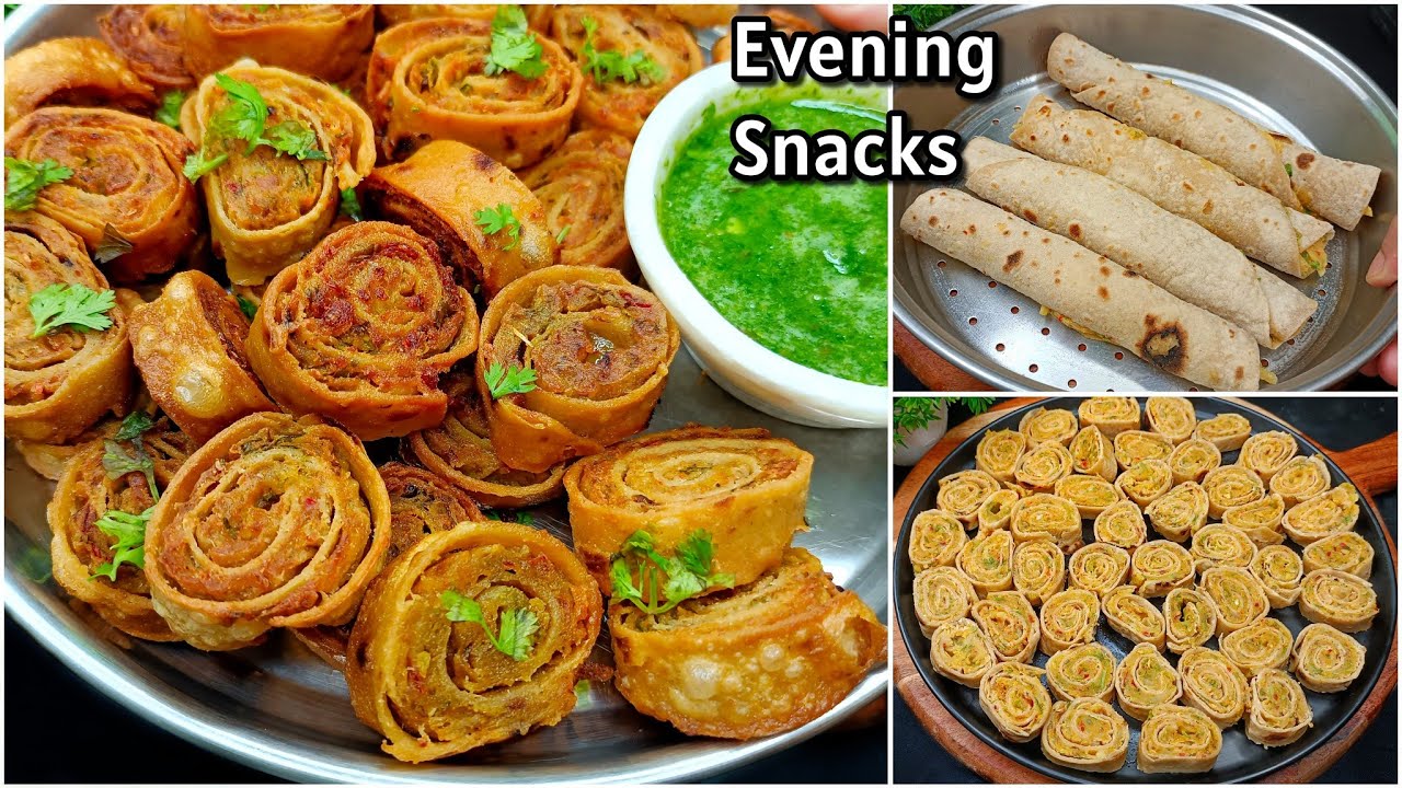 Easy Evening Snacks Recipe | Leftover Roti Snacks | New Recipe ...