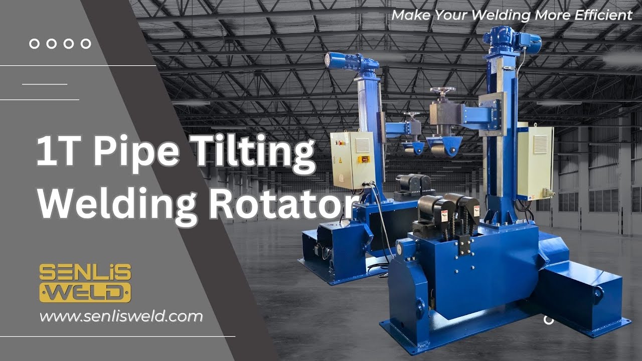 1T Pipe Tilting Rotator | Rotation & Tilting Angle Operation Demo - YouTube
