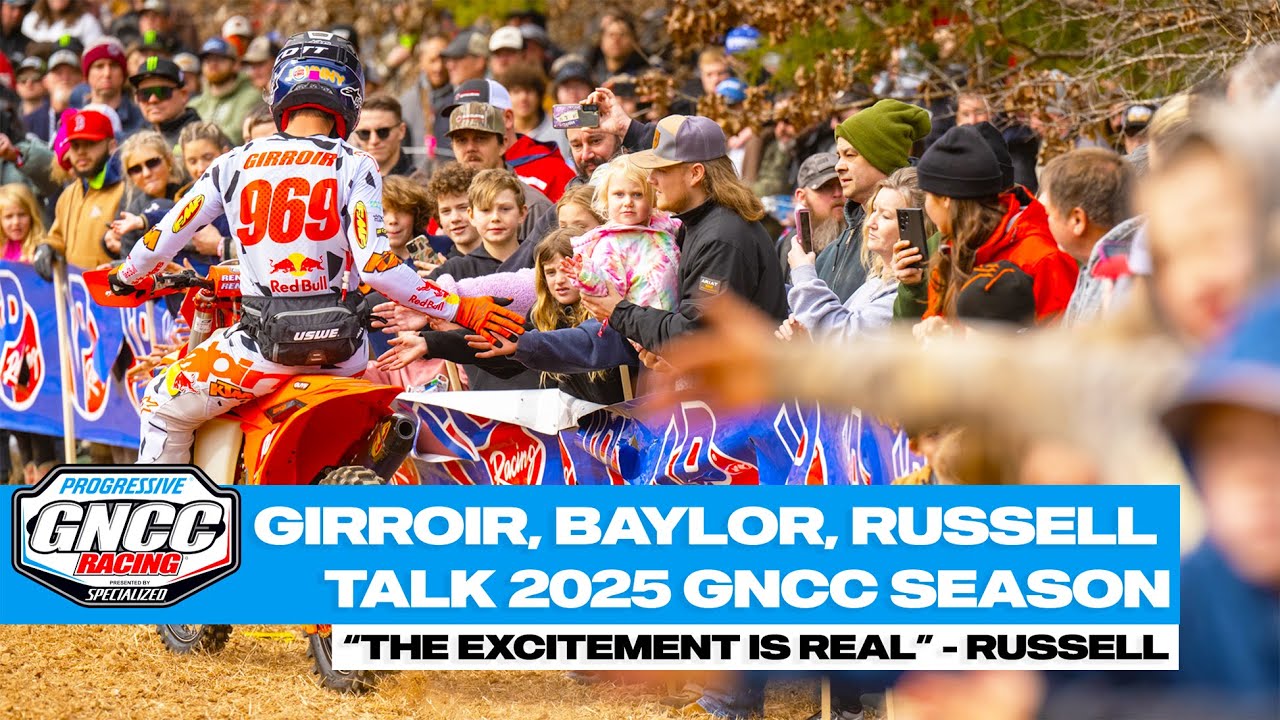 Girroir, Baylor, Russell Talk 2025 GNCC season with Weigandt, Gallagher ...