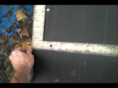 Roofing: Snapping a straight vertical chalk line - Hip Roof - YouTube