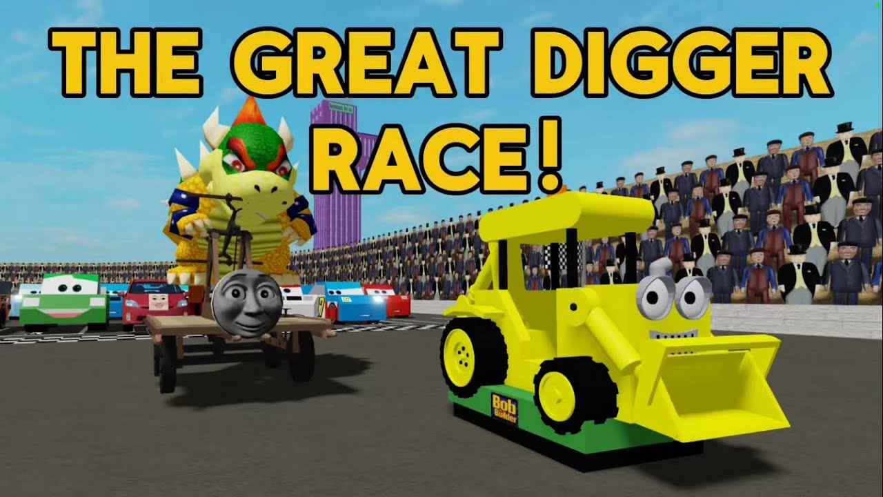 Angelo Ai Stories: The Great Digger Race! - YouTube