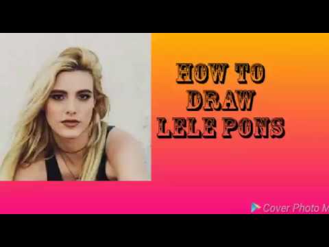 How to draw Lele pons - YouTube