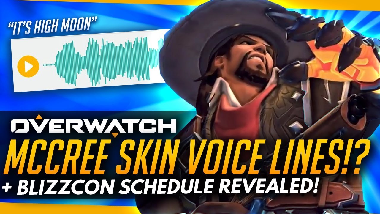 Overwatch | NEW MCCREE HALLOWEEN SKIN VOICE LINES?! + Blizzcon Schedule ...