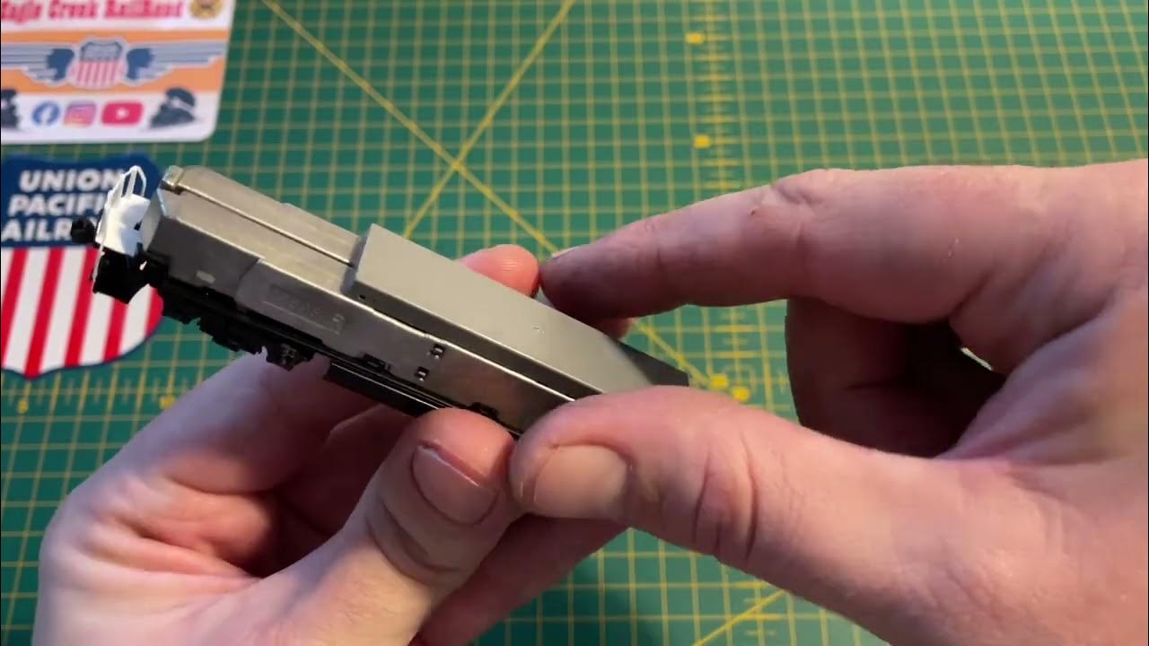 DCC Fitting A Kato N Scale MP36PH With A Digitrax DN163K4B Drop-In Decoder. - YouTube