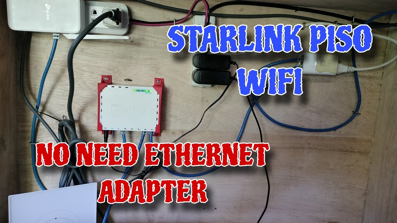 PAANO KO NAPAGANA STARLINK PISO WIFI NO NEED ETHERNET ADAPTER - YouTube