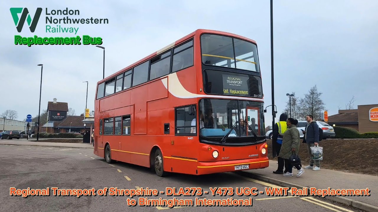 Regional Transport of Shropshire DAF DB250 ALX 400 DLA273 (Y473 UGC ...