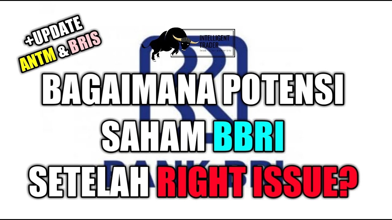 Bagaimana Potensi Saham BBRI Setelah Right Issue? + Update BRIS & ANTM - YouTube