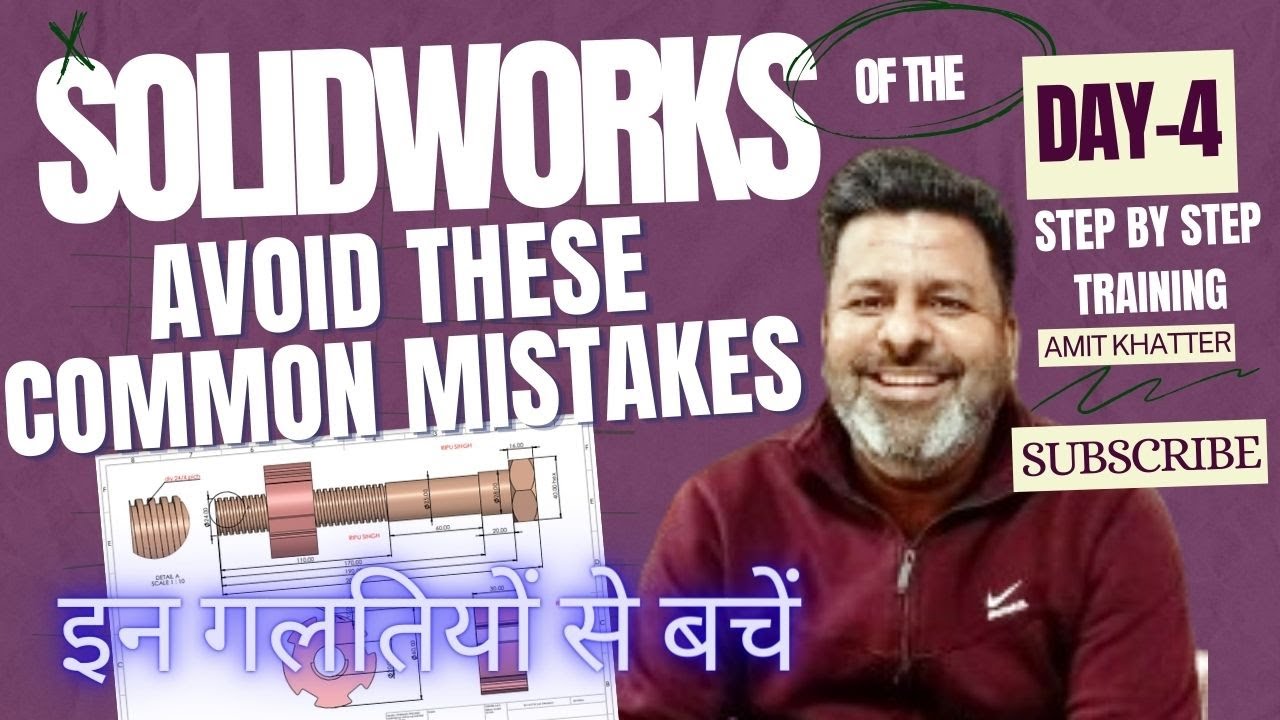 Avoid These Common Mistakes In Solidworks Drafting | Essential Tutorial For Solidworks 2023 ...