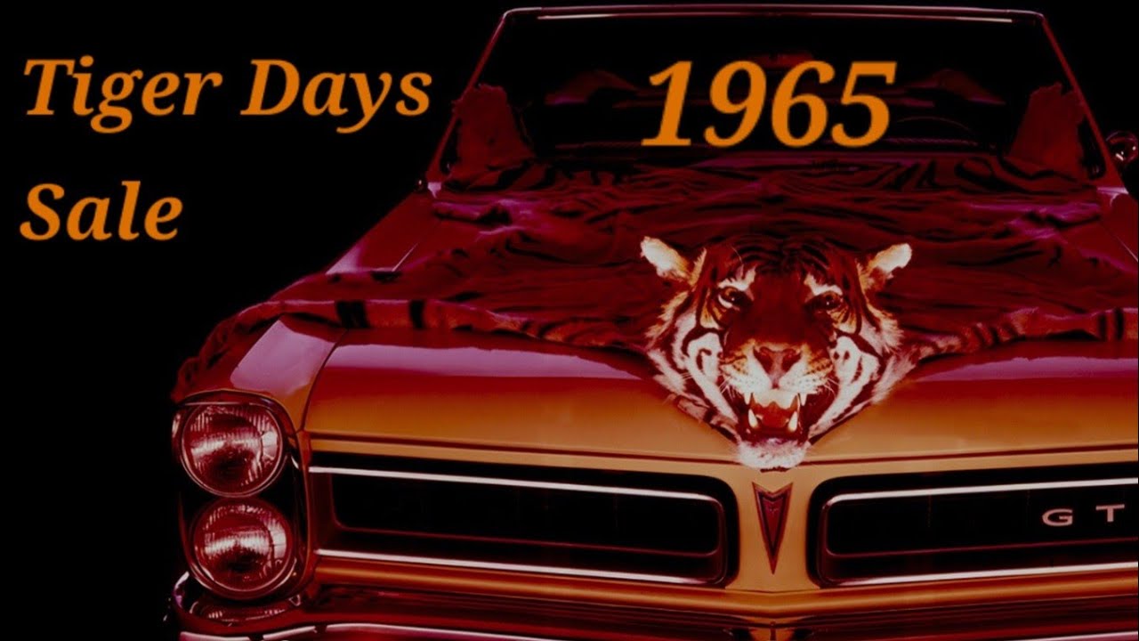 1965 Pontiac TIGER TAG DAYS SALE radio ad - YouTube