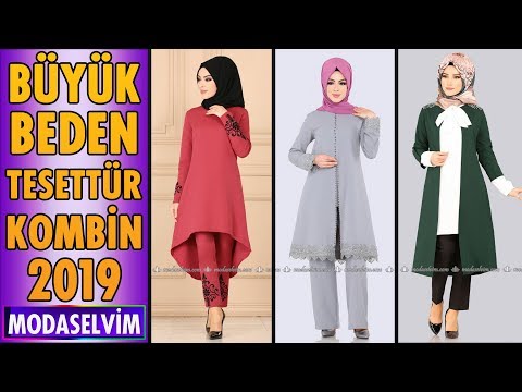 Büyük Beden #Tesettür Kombinleri 2019 (#Modaselvim) | #Hijab #Dress #Kombin #Combine #plus #size
