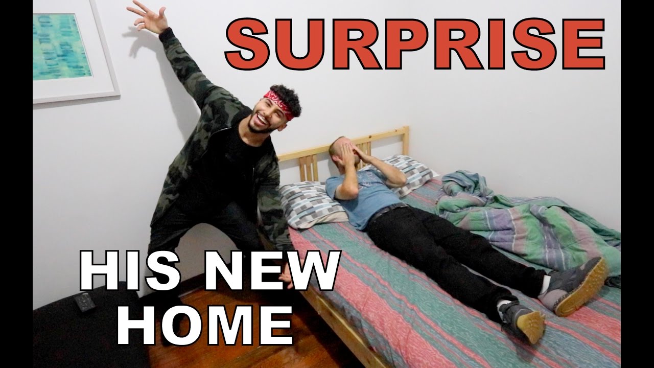 HOMELESS MAN GETS NEW HOME!!! - YouTube