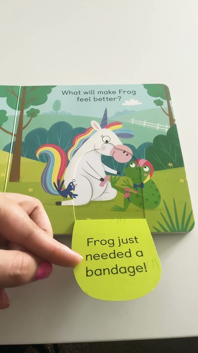 Sad Unicorn A Lift-The-Flap Book Read Aloud - YouTube