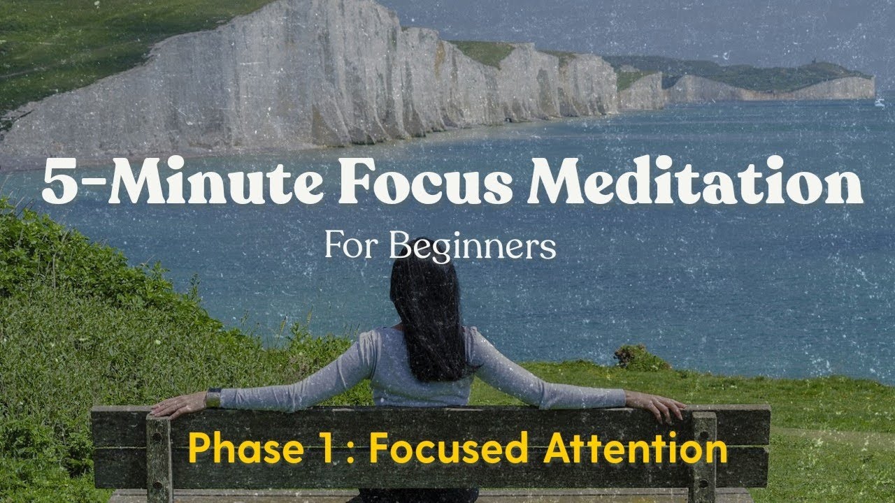 5-Minute Focus Meditation for Beginners | Meditation Mastery Phase 1 ...