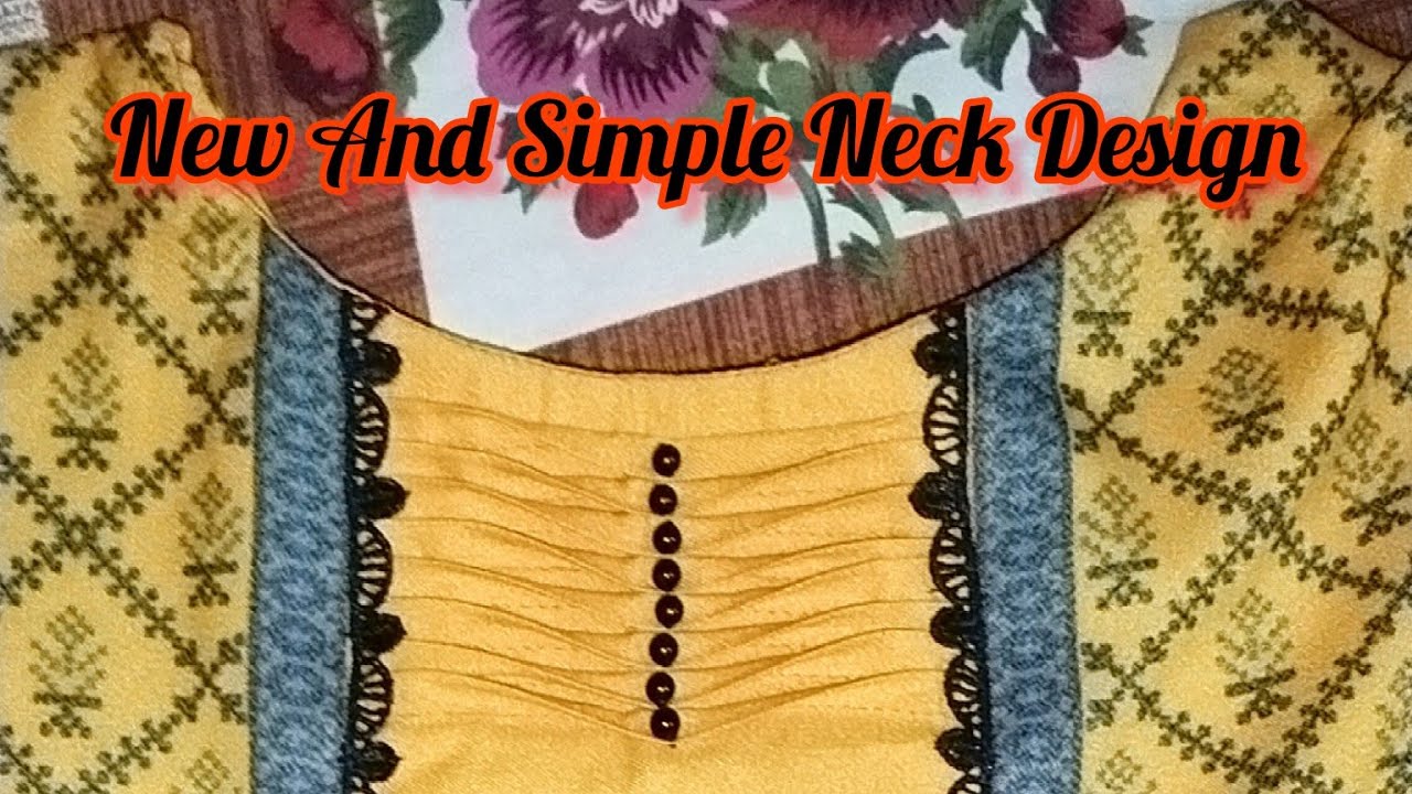 New and Simple Neck Design By Javeria Hanif Khan - YouTube