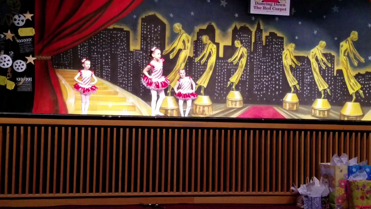 Hailey's Ballet Recital Dance (Peppermint Candy Canes) - YouTube
