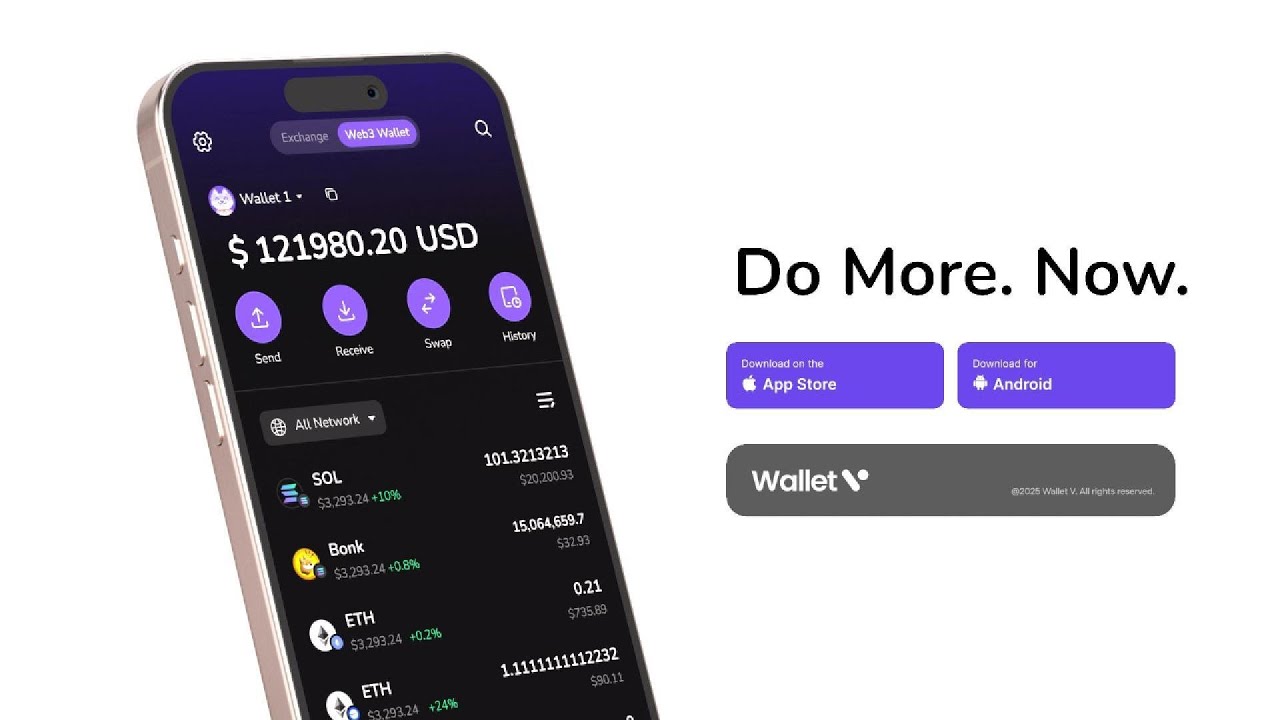 Say hello to Wallet V – the only wallet you’ll need 🚀 #cryptowallet # ...