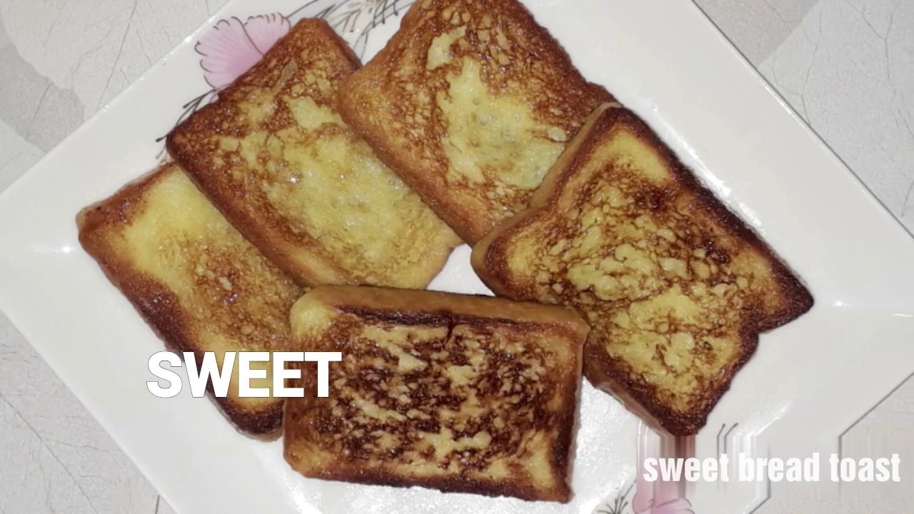 Sweet bread Toast || মিষ্টি ব্রেড টোস্ট || bread toast with suger ...