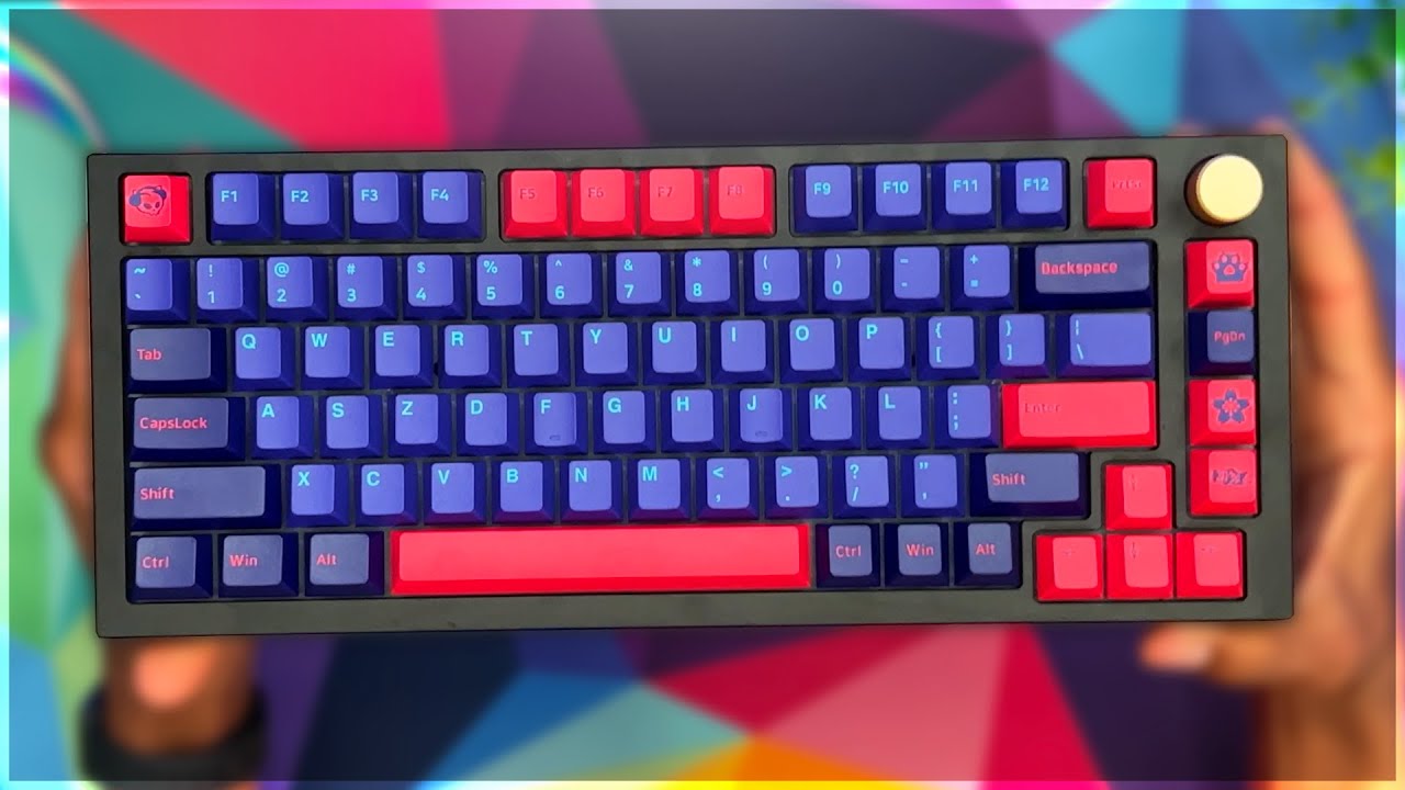 Budget GMK Laser Clone | Akko Neon Keycaps Review! - YouTube