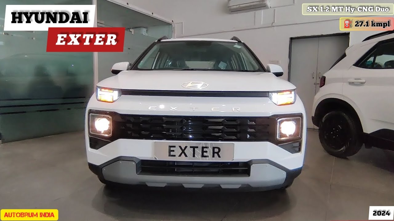 Hyundai Exter SX 😍 1.2 MT Hy-CNG Duo | Compact SUV with CNG Power ...