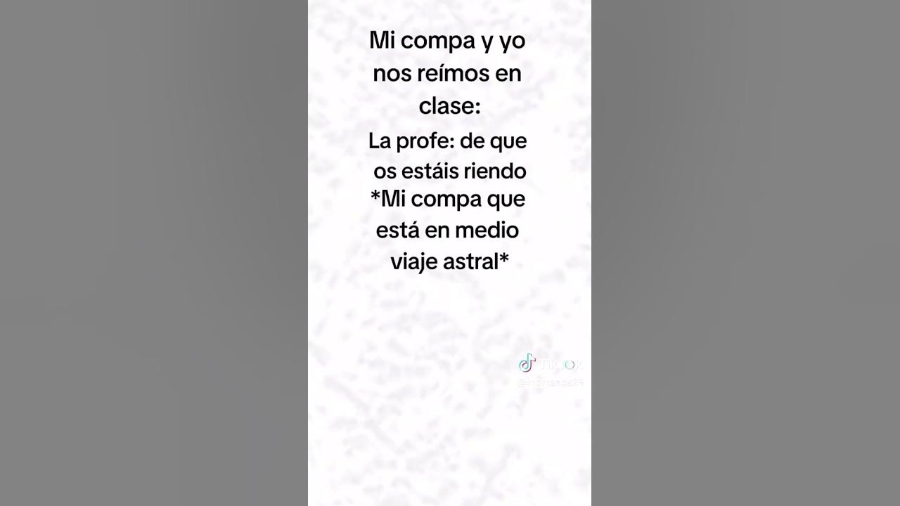 mi compa y yo nos reimos en clase la profe: de os estas riendo - YouTube