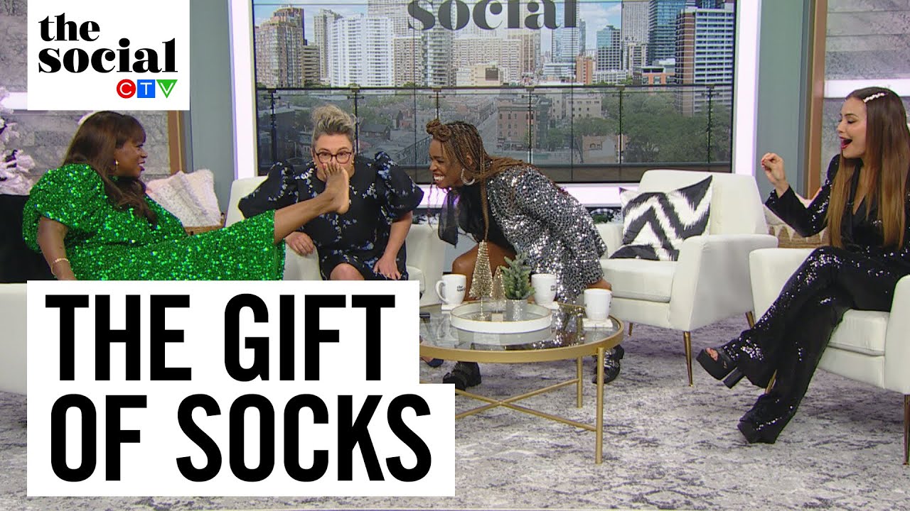 Socks are either the best or worst holiday gift | The Social - YouTube
