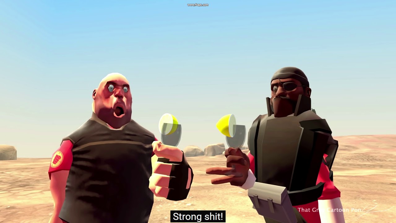 That gray cartoon pony TF2 Strong Shit - YouTube