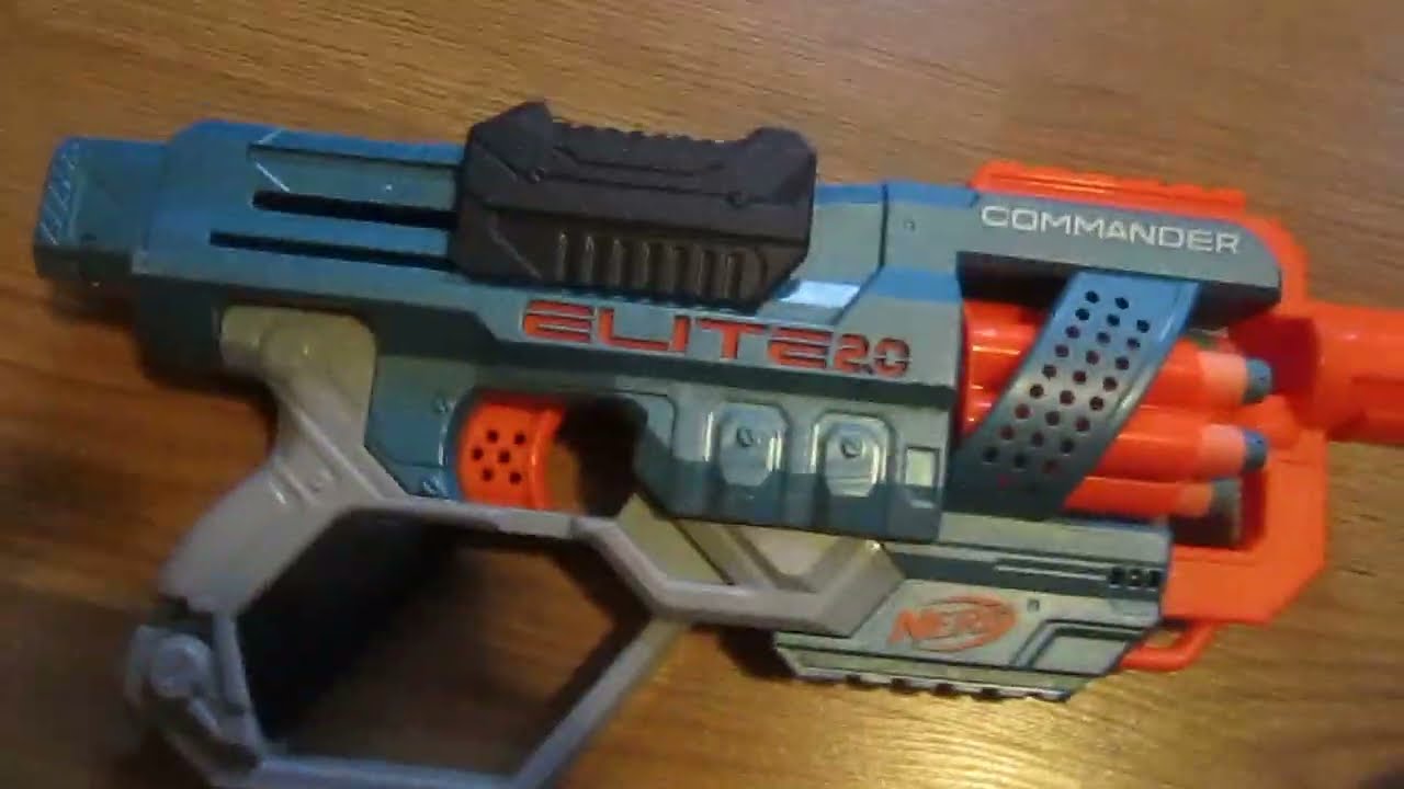 How To Use A Nerf Elite 2.0 Commander - YouTube